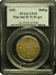 Shilling | Pine Tree Shilling | Austin Coins