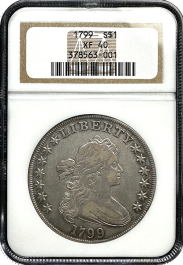1799 | Draped Bust | Silver Dollar | Austin Coins