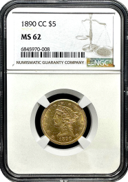 $5 Liberty Gold Head | Rare Coin | US Coins | Austin Coins