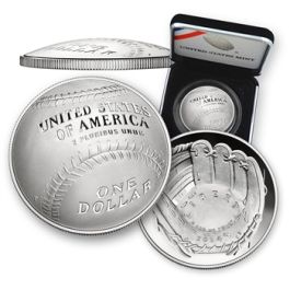 2014 Baseball Hall of Fame Silver Dollar | Austin Coins