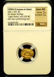Lydia Croesus | Light Stater | Gem Mint State | Austin Coins