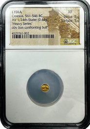 Lydia Croesus | Gold 24th-Stater | Heavy Series | Austin Coins